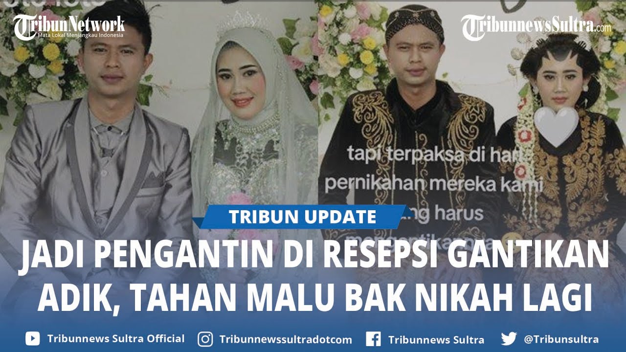 Viral Suami Istri Jadi Pengantin di Resepsi Gantikan Adik, Tahan Malu Bak Nikah Lagi, Anak Rewel