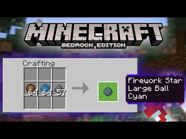 Verbessere Minecraft Crafting Feuerwerk