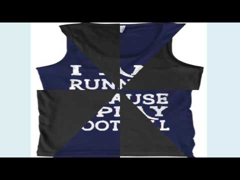 Running Football Tanks| Are You Like Football Tees? This Is Perfect For You