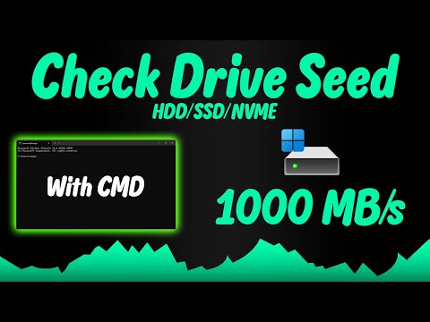 Check Drive Speed (Using CMD )