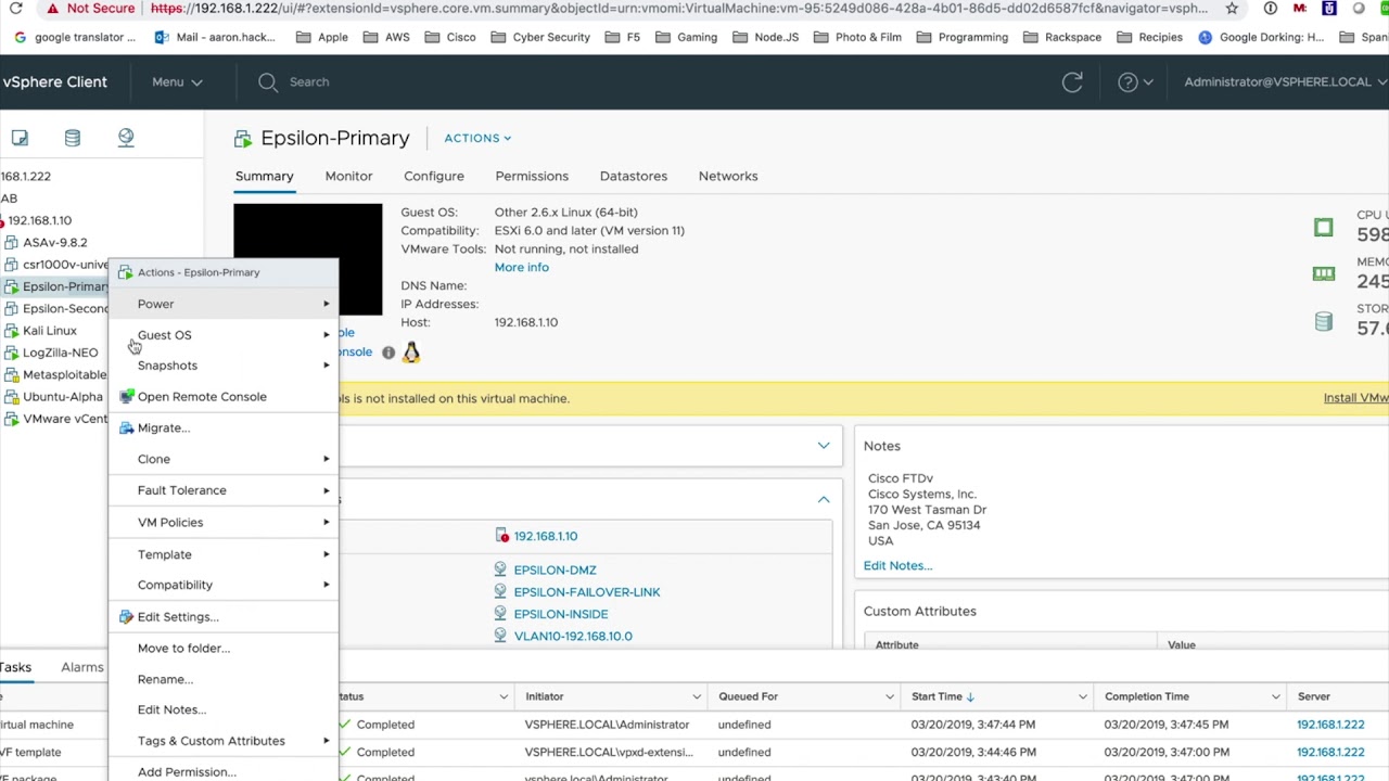 Provisioning Cisco FTD by API