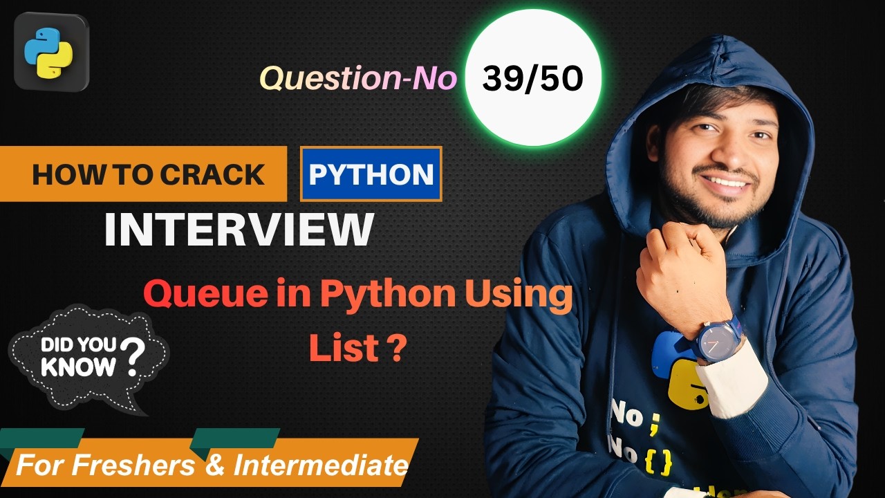 How to Implement Queue in Python using List | Enqueue Dequeue Explained (Easy)