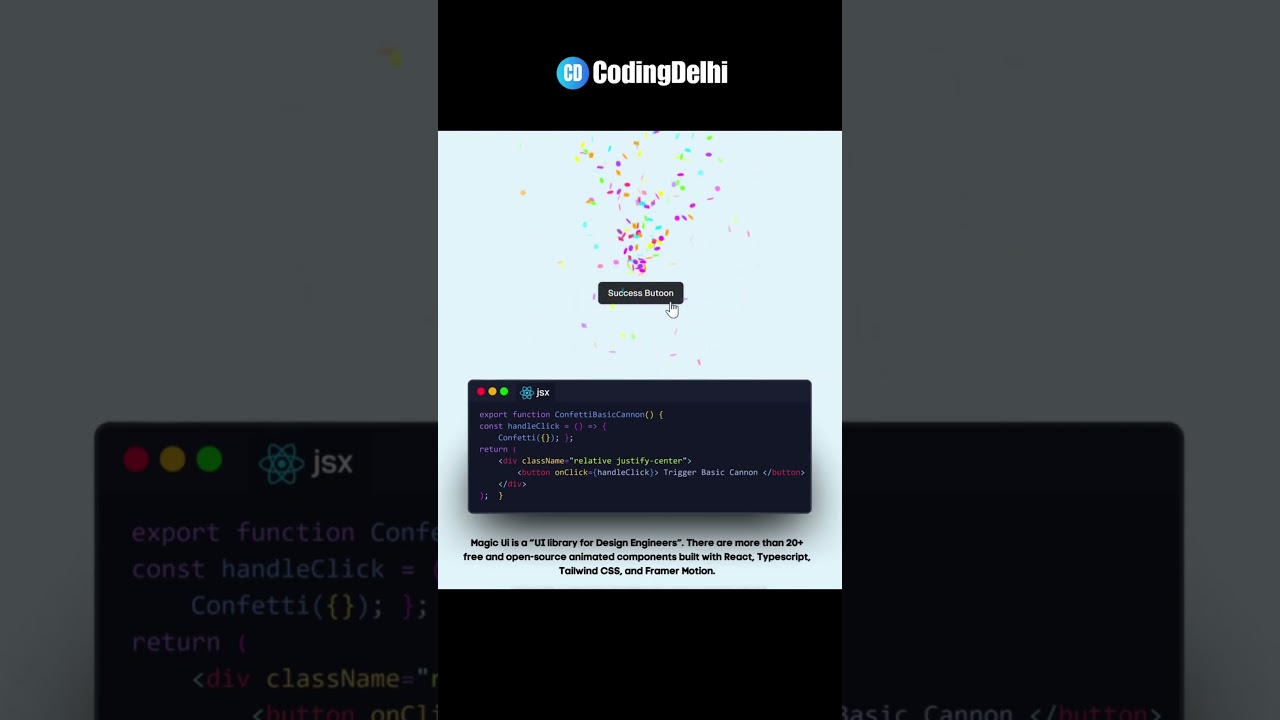 React Success Button | Magic Ui
