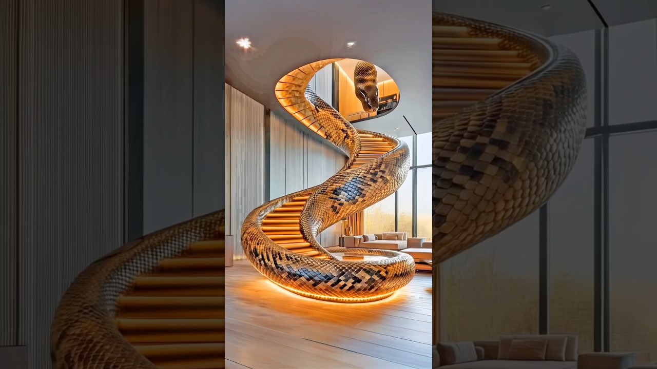 These Snake Staircases Are the Ultimate Architectural Showstoppers