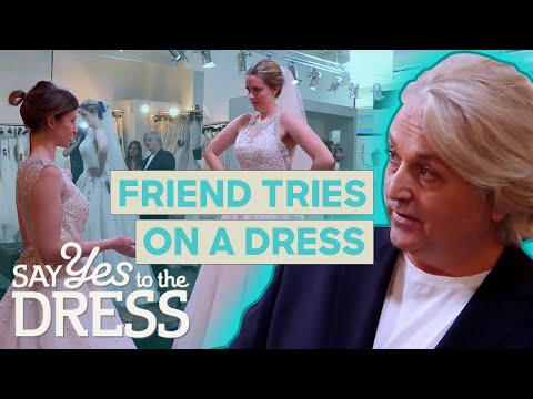 Bride’s Friend Tries On A Wedding Dress For Her OWN Wedding! | Say Yes to the Dress UK