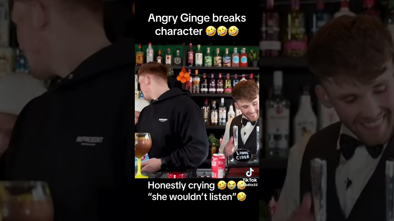 Angry Ginge breaks character #shorts #youtubeshorts #youtubevideos #youtube #funny #lol #tiktok
