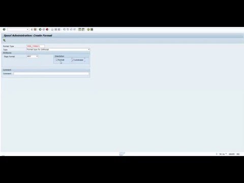 SAP SCRPID SETTING A NEW PAGE FORMAT