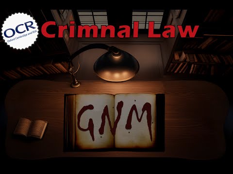 OCR alevel law Gross Negligence Manslaughter Revision