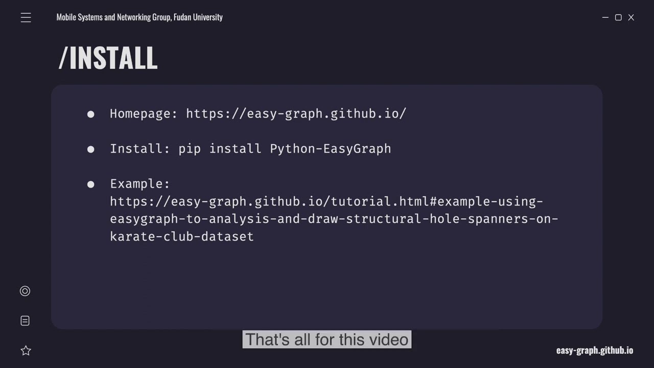 EasyGraph Tutorial 1 - Introduction