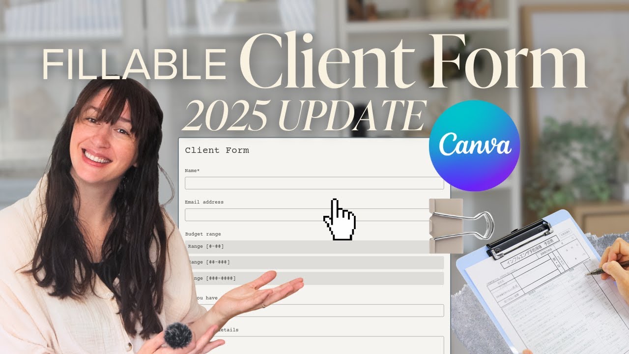 Create Sharable Fillable Client Forms Easily with Canva 2025 UPDATE