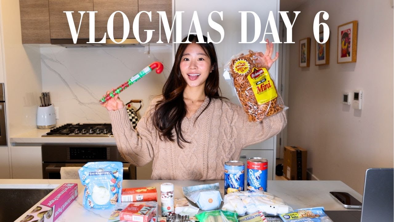VLOGMAS DAY 6 | BAKING VIRAL CHRISTMAS TIK TOK RECIPES!!