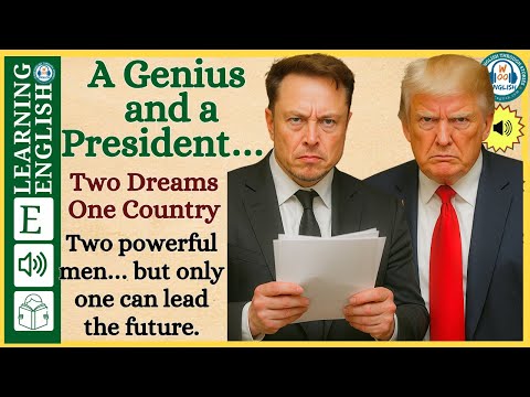 Learn English Through Story | Trump vs Musk | Graded Reader | English Listening Practice