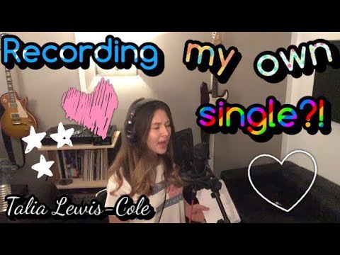 I Recorded A Song! (vlog) ~ Talia Lewis-Cole