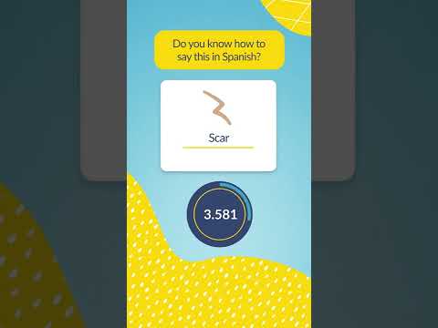 Pop Quiz: What is a "Scar" in Spanish? #Short