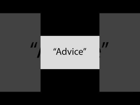 Advice | How to pronounce "Advice" | Pronounce It Now