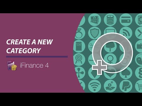iFinance 4 - Erstellen einer neuen Kategorie (Kategorien)