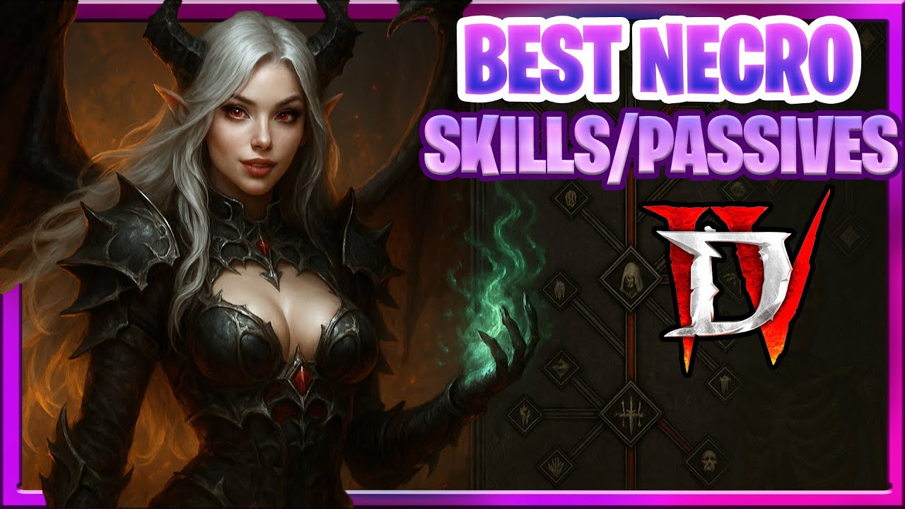 Diablo 4 Season 9 Best Skills and Passives On Skill Tree for Necromancer Class : Diablo IV Guide
