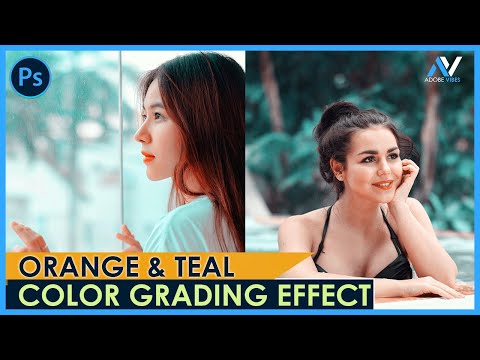 Orange and Teal Color Grading Effect in Photoshop | Photoshop Tutorial 2024
