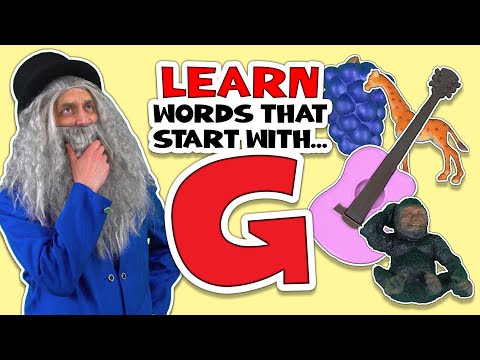 Mister Weird Beard's Magic Words - Learning Words that Start with the Letter G!