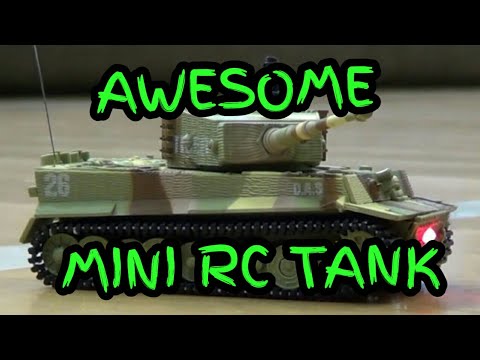 MICRO RC TANK | RADIO CONTROLLED ARMY TANK | 1/72 SCALE FULLY FUNCTIONAL RC TANK