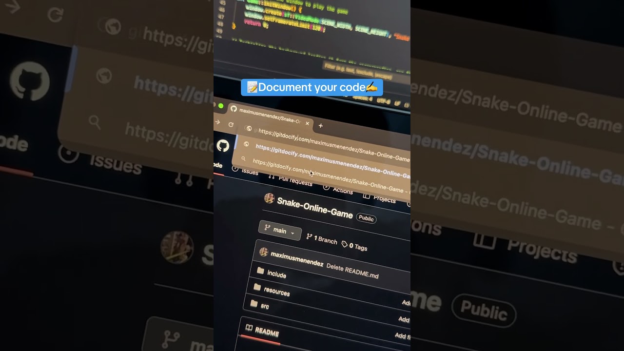 GitDocify, a GOATED tool for building up your GitHub portfolio 🐐  #github  #programming #javascript