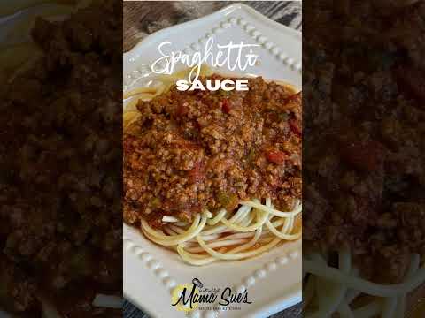 Easiest Spaghetti Sauce Recipe you will ever make! Delicious Spaghetti Sauce for dinner!