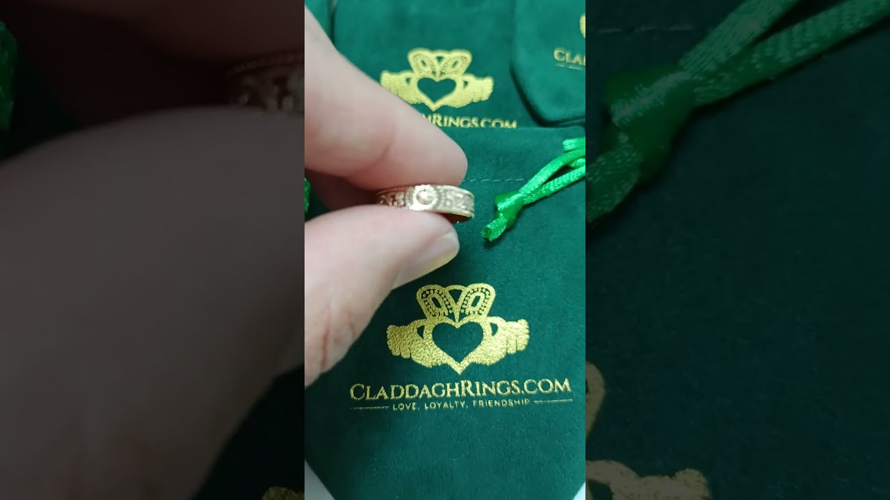 Gold Celtic Warrior Shield Ring