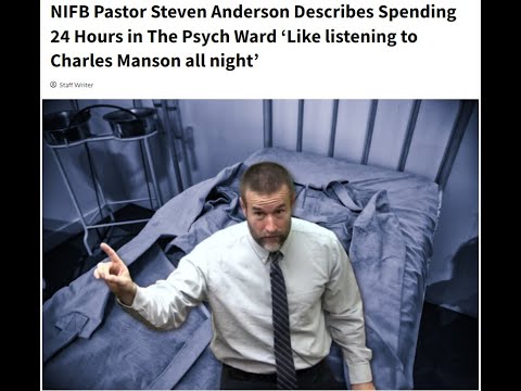 Steven Anderson committed to Psych Hospital | Unashamed of Jesus