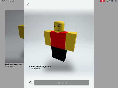 I TALKED TO @NoMoreScaryFace ON ROBLOX!!! (I reported him)