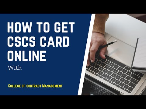 how to get cscs card