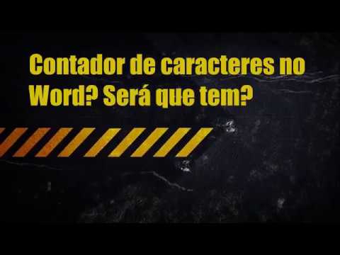 Contador de caracteres - Word