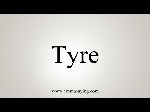 How To Say Tyre