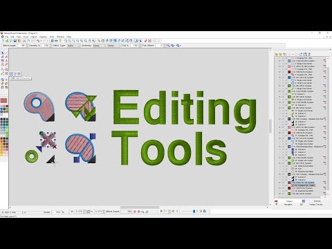 Editing Tools & Adding Stitches to Vector Elements