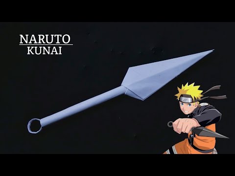 Paper Naruto Kunai - DIY Tutorial for Anime Fans | How to Craft a Ninja Weapon with Paper