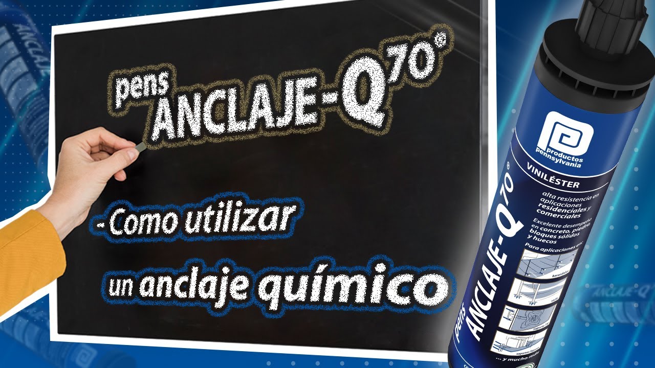 ¿Qué es un anclaje químico? | cómo utilizar un anclaje Químico | 6 pasos para realizar Anclajes