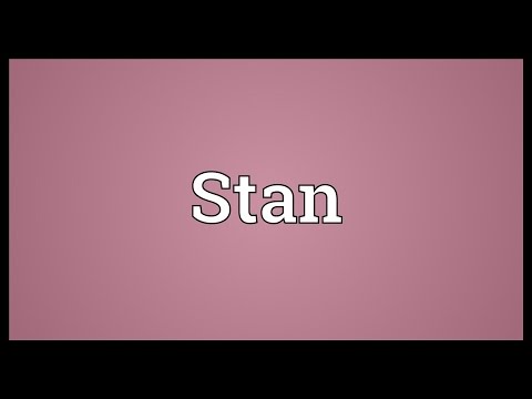 Stan Meaning