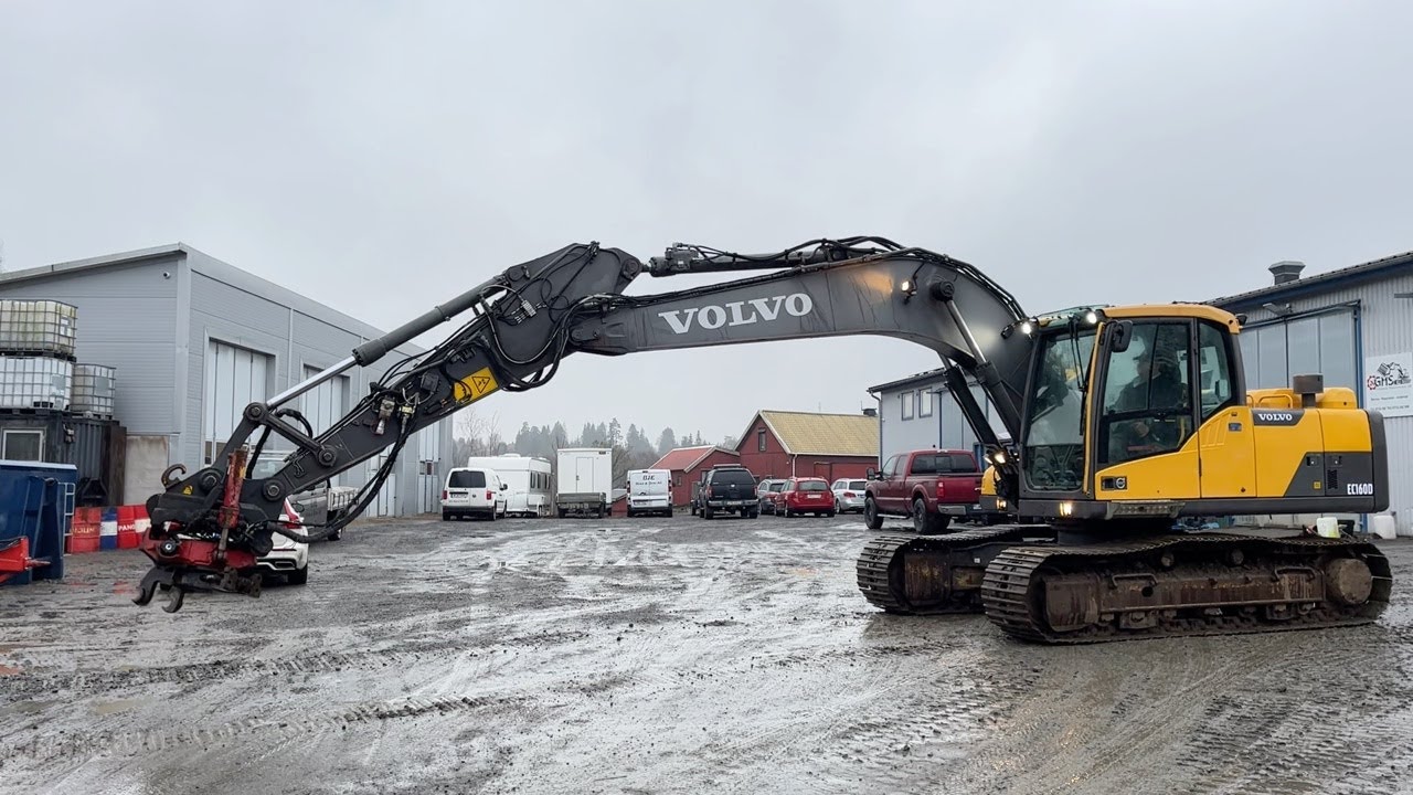 Bandgrävare Volvo EC160DL, Härryda, Klaravik auktioner