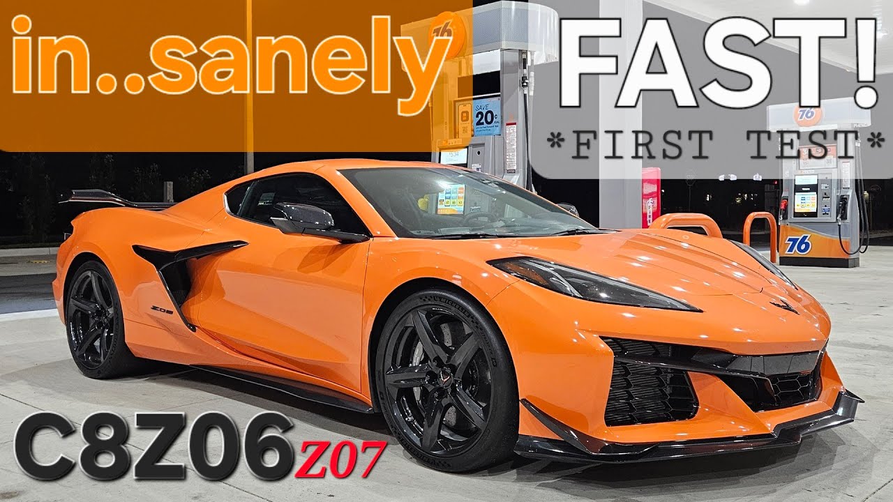 Unleashing the Power of the 2023 Corvette C8 Z06 Z07: A Drag Test ...
