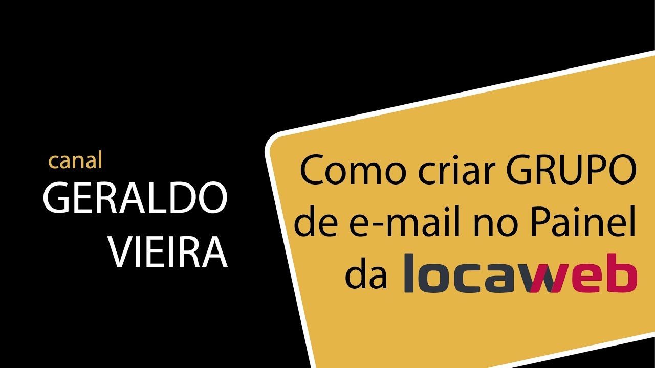 Criar grupo de e-mails na LocaWeb
