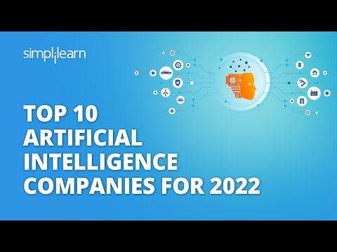 Top 10 Artificial Intelligence Companies For 2022 | Top AI Companies For 2022 | #Shorts |Simplilearn