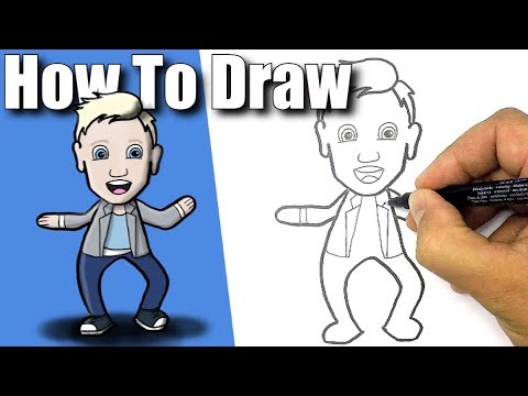 How To Draw a Cartoon Ellen DeGeneres – EASY Step By Step – Earlene Printz