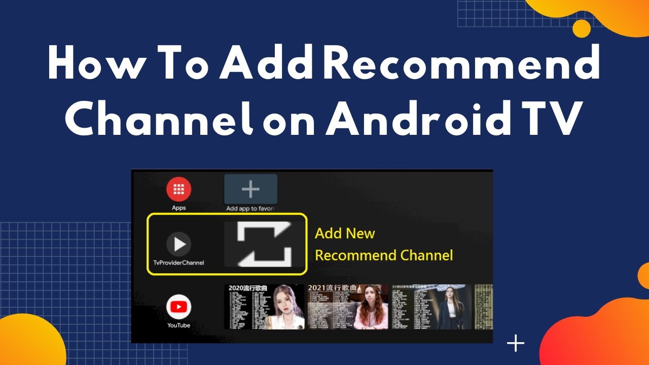 [Android TV] How to Add Recommend Channel on Home Screen (GitHub Source Code Download)