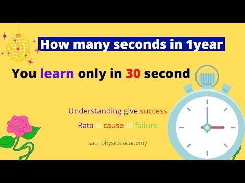 How many seconds are there in 1year,seconds in one year#shorts #beta #