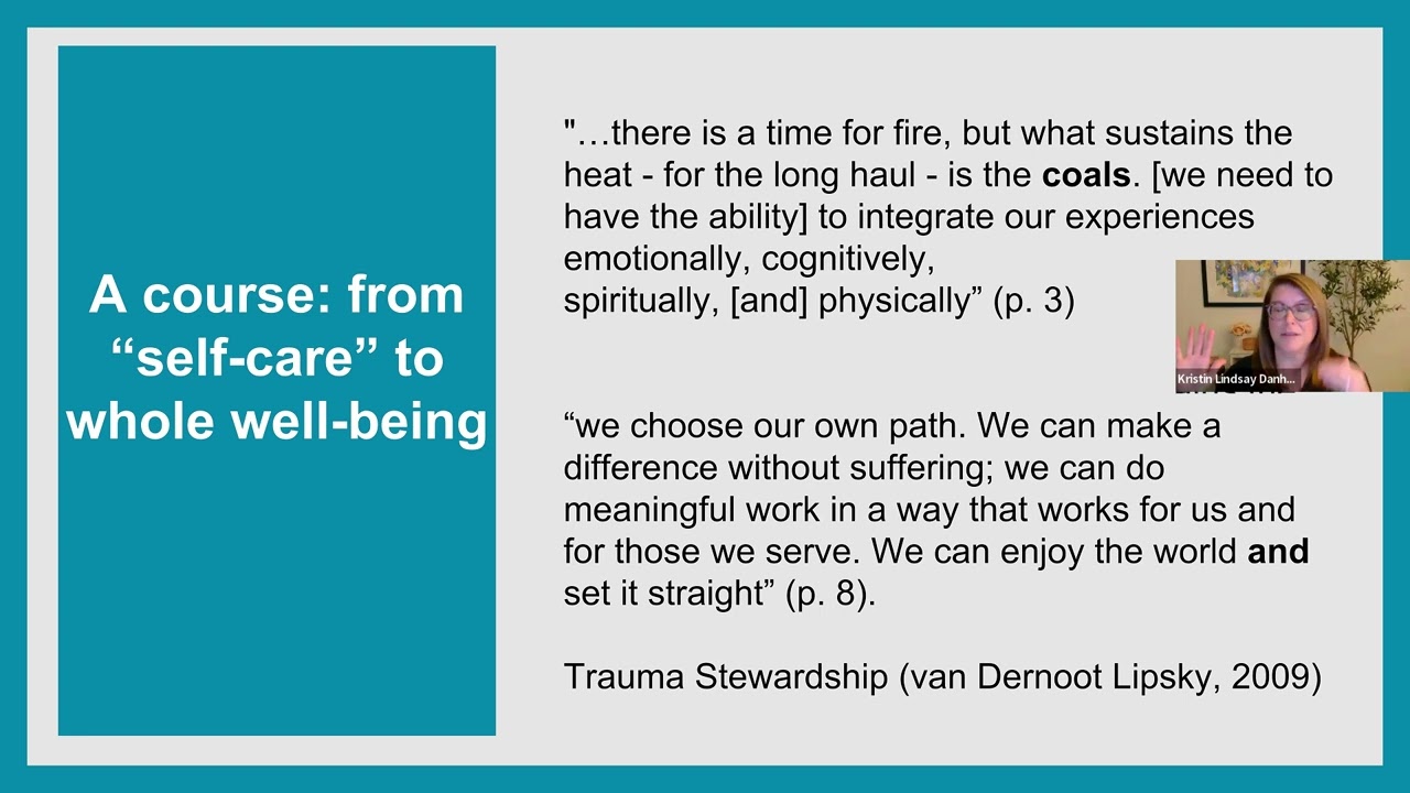 Thriving in Social Work Education: Supporting Wellbeing for Students and Faculty