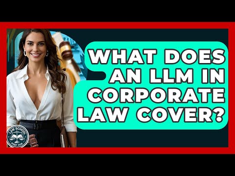 What Does An LLM In Corporate Law Cover? - Law School Prep Hub