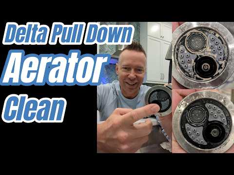 Delta Pull-Down Faucet Aeratorđź’ˇEASY DIY for Low Water Pressure!