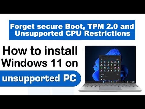 How to Install Windows 11 on Unsupported PC {New Easiest Method 2025}