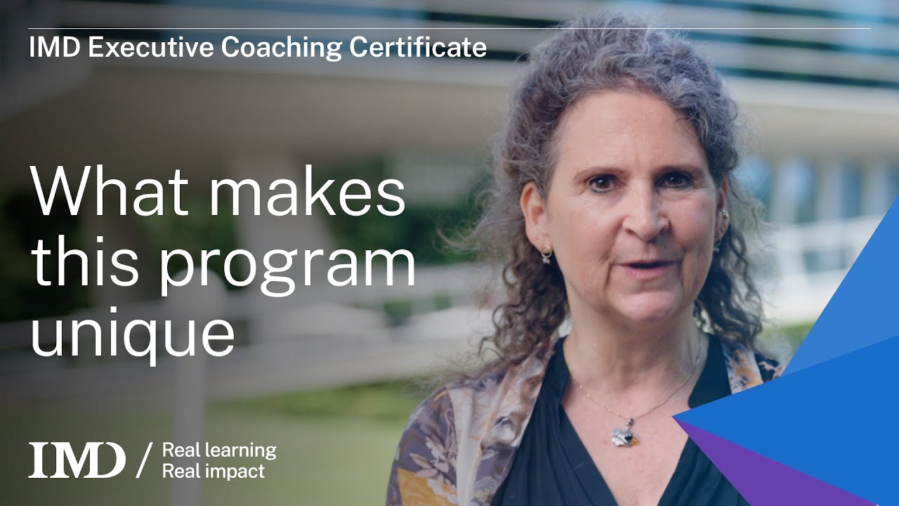 IMD Executive Coaching Certificate: What makes this program unique