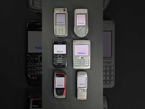 6 Nokia Phones Start Up at Once – Pure 2000s Nostalgia #nokia #2000s #nostalgia
