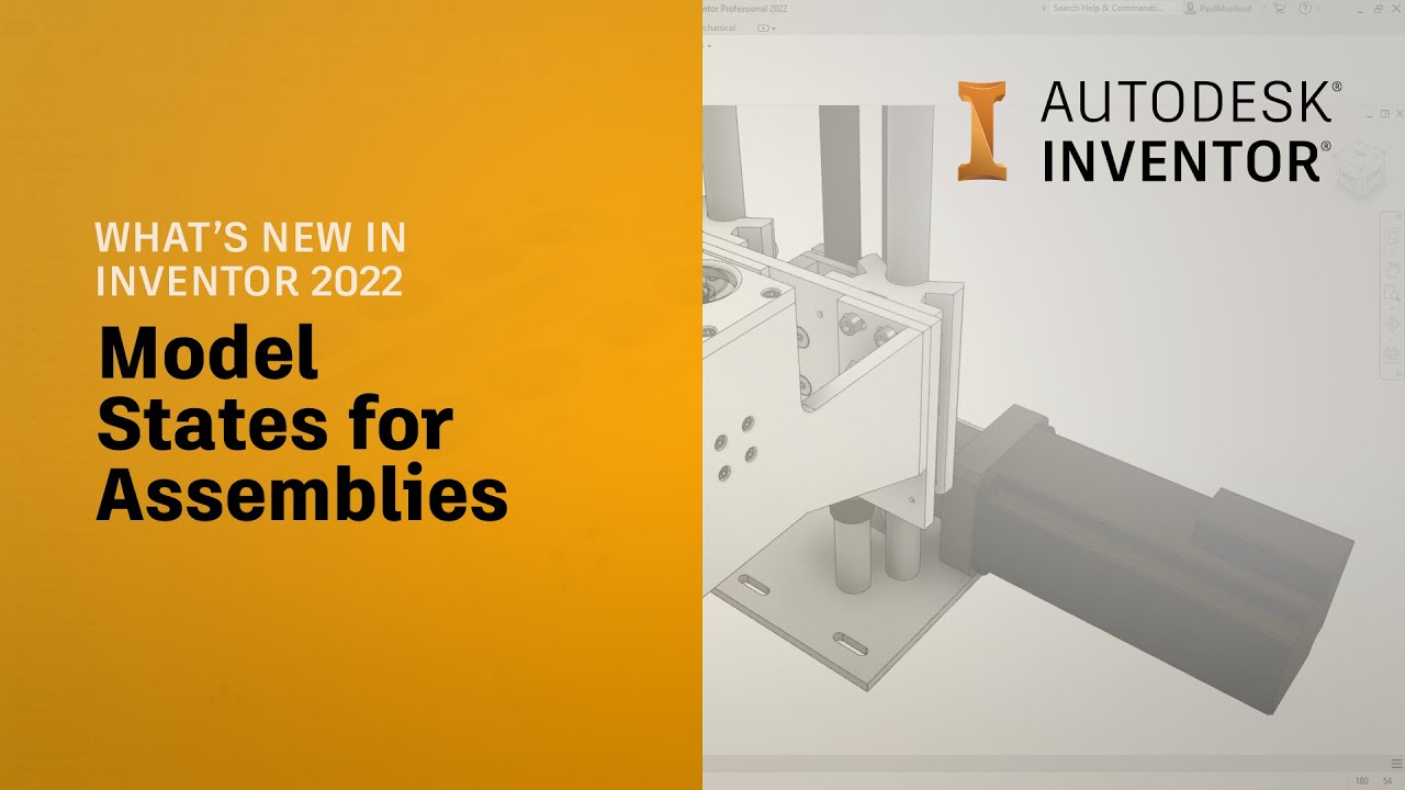 Autodesk Inventor 2022 What’s New: Model States for Assemblies